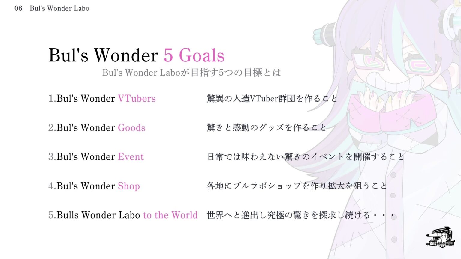 【Bul's Wonder Labo 】公式HPがオープンしました！